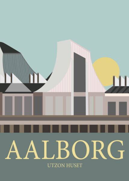 Poster, Aalborg - 50x70 cm