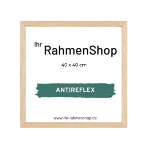 40x40 cm, Rahmen aus Eiche, Antireflex - PhoRite 320